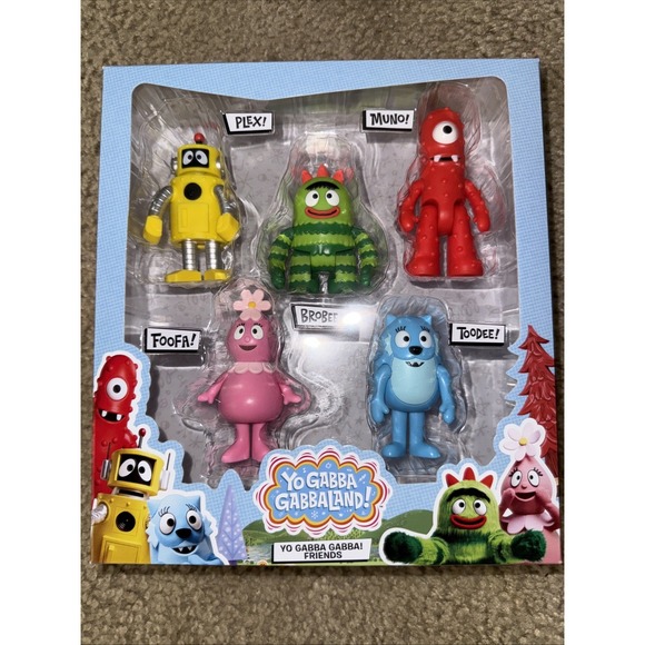 Jazwares | Toys | Yo Gabba Gabbaland Yo Gabba Gabba Friends 5pack Brand ...